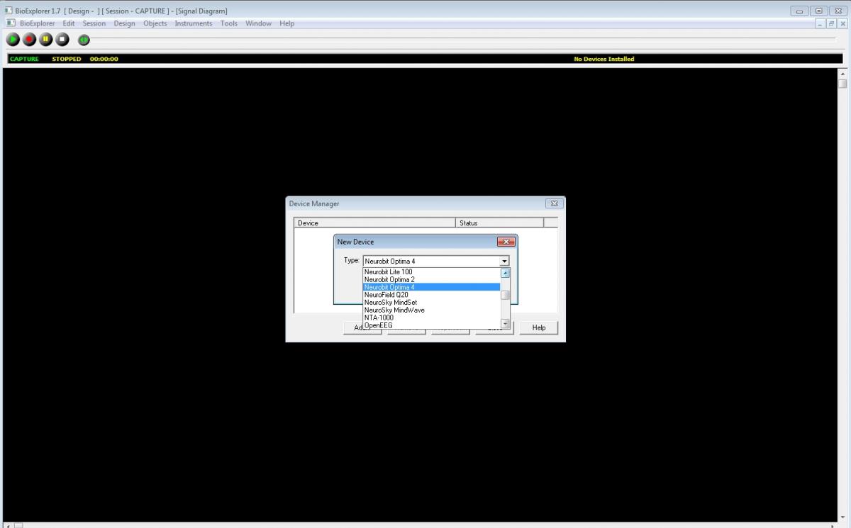 Enable Device | BioExplorer Optima+ 4 USB - brain-trainer.com